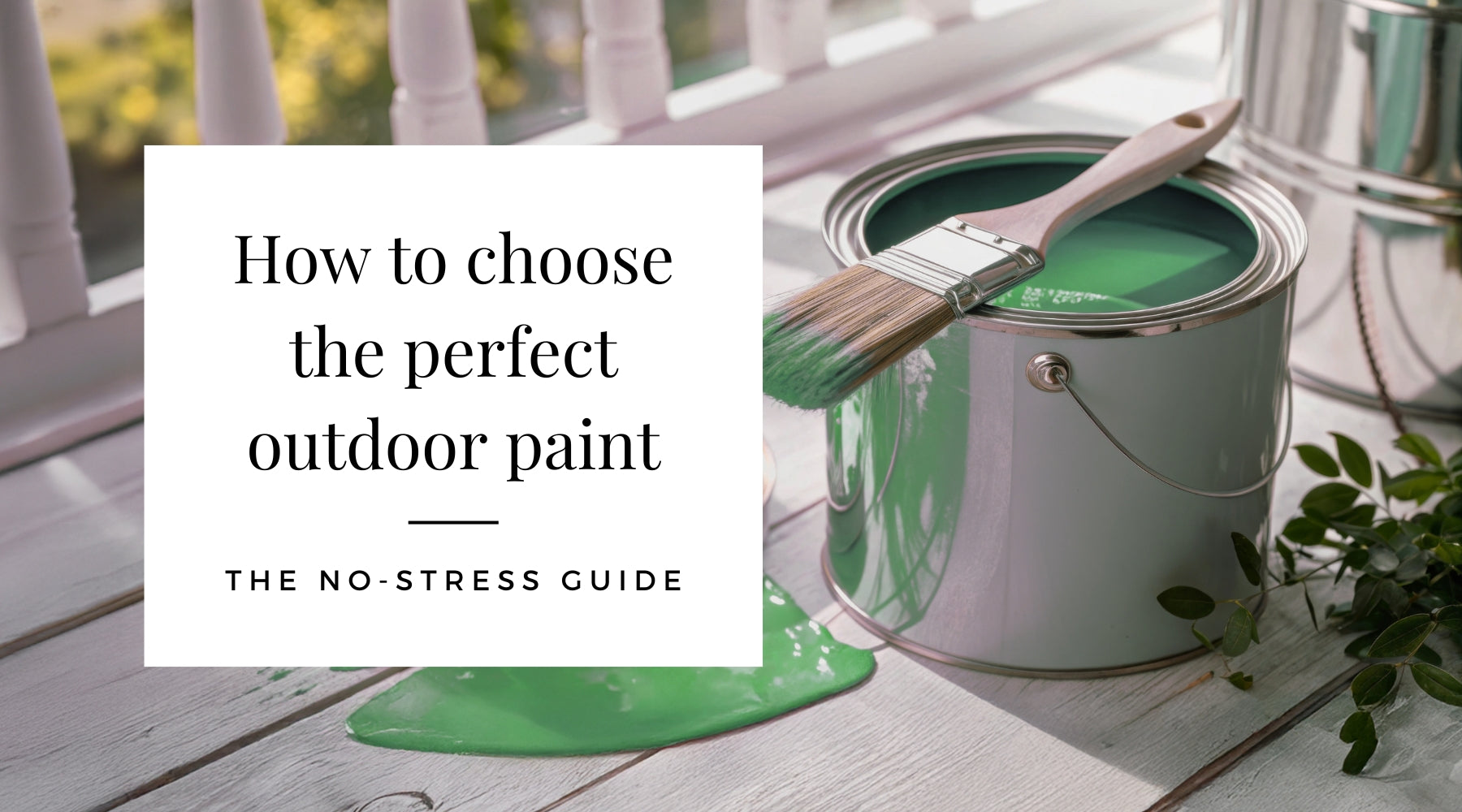 How to choose the perfect outdoor paint: the no-stress guide – Repaint ...